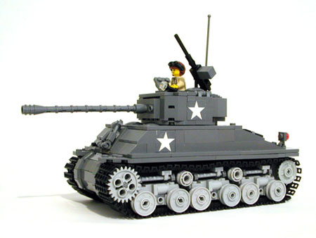 MECHANIZED BRICK Series III Custom LEGO WW2 U.S. M4A3E8 "Easy Eight ...